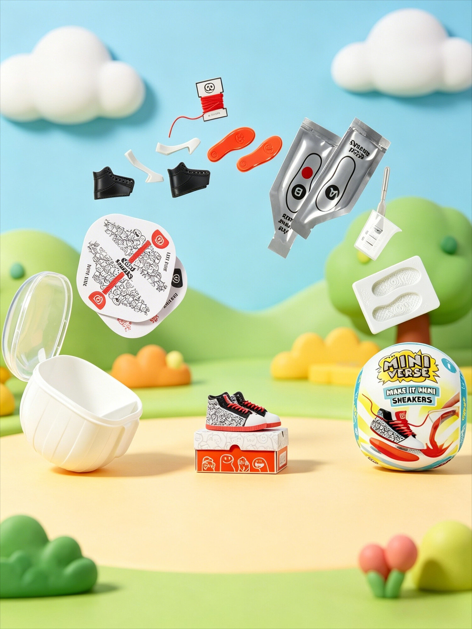 MINI VERSE SNEAKERS Мини-игрушки для самостоятельного изготовления