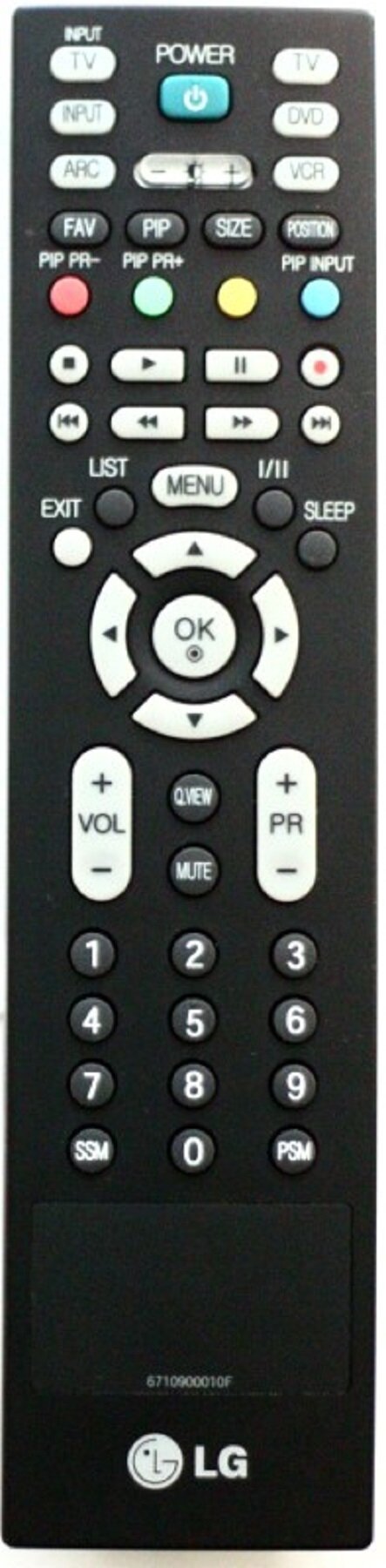 Пульт ДУ для LG 6710900010F org