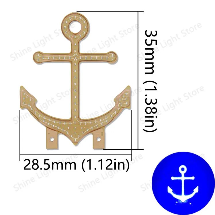 Светодиодный светильник Blue Boat Anchor