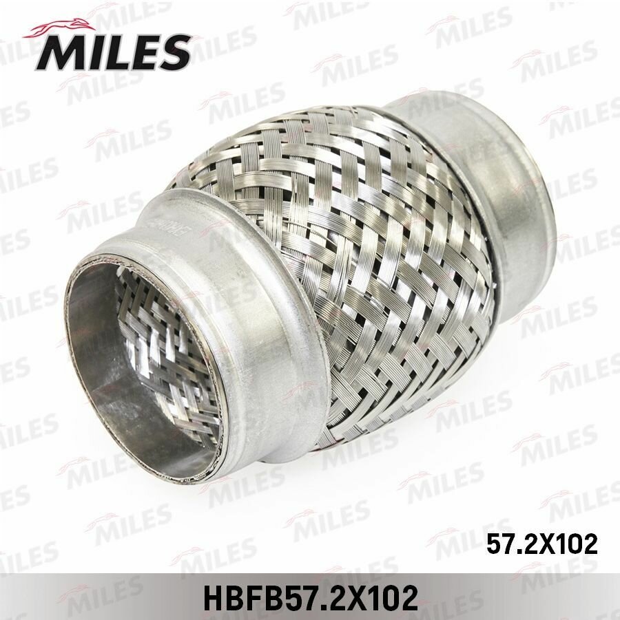 Труба гофрированная с внутренним плетением 57.2X102, MILES HBFB572X102