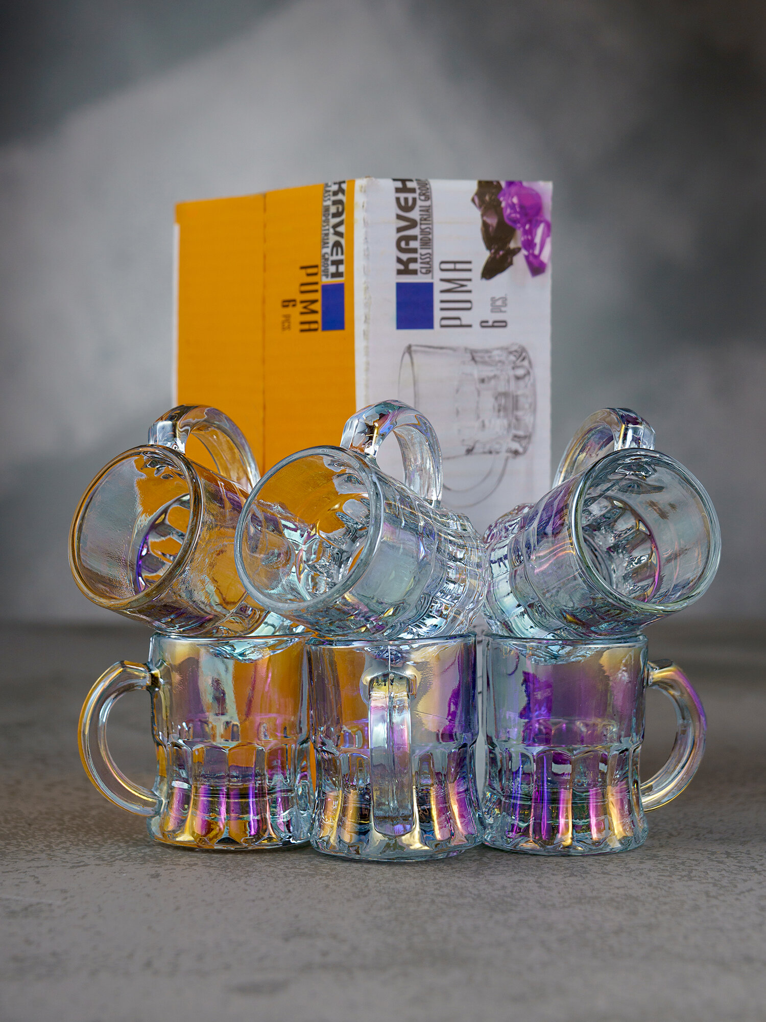 Стопки Мини Glasstar exclusive 6 шт, 30 мл "Purple Romance"