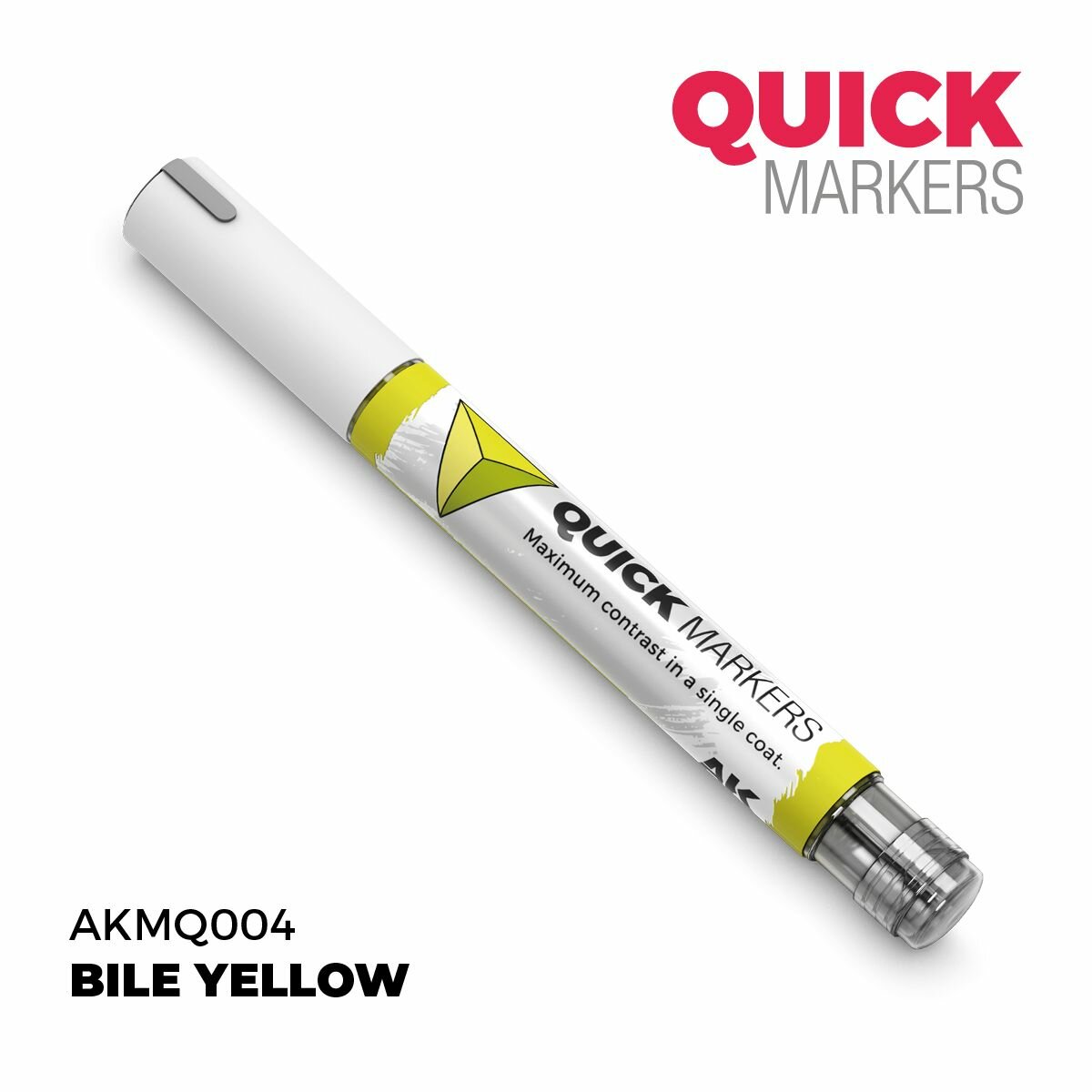 Маркер-кисть AK Bile Yellow - Quick Marker — фото 1