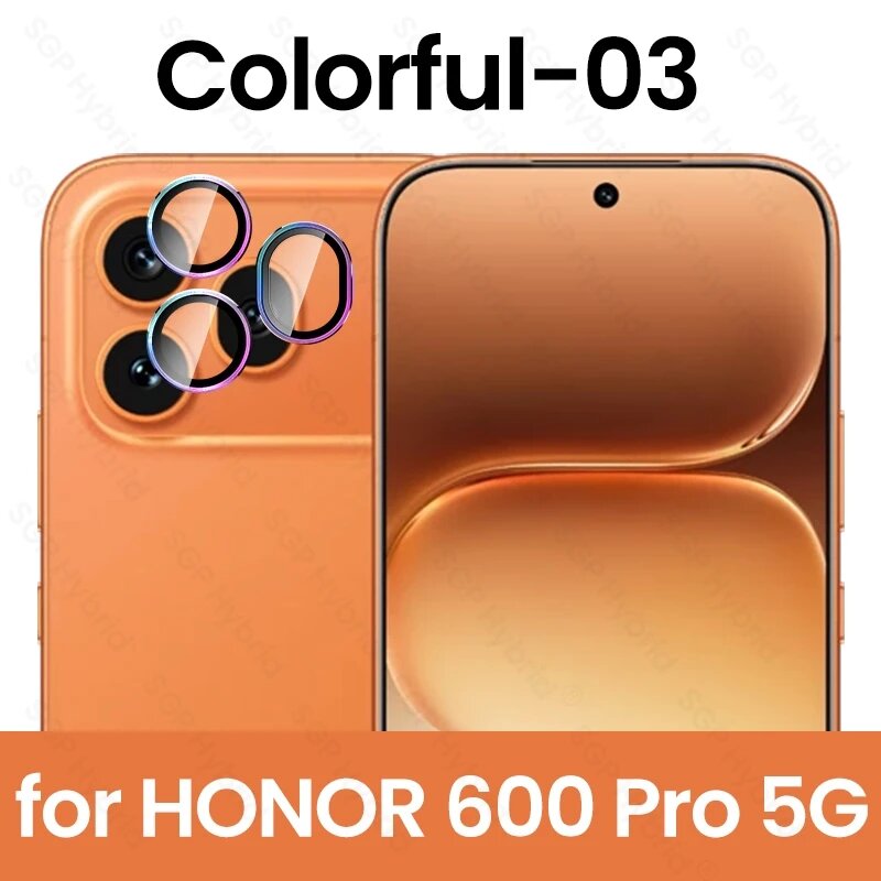 Защитное стекло для камеры Honor 600 Pro / 600 Lite / 600 Pro 5G из Оранжевый, 600 Pro-Colorful-03