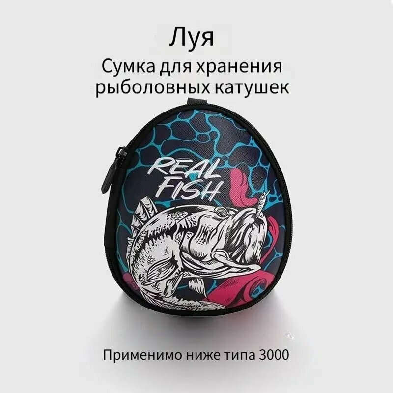 Сумка для хранения рыболовных катушек с твердой оболочкой EVA