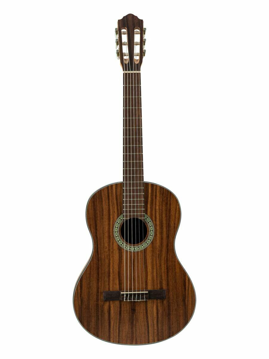 Классическая гитара FLIGHT C-110 TEAK: 4/4, натуральный матовый, тик, нейлон, с анкером