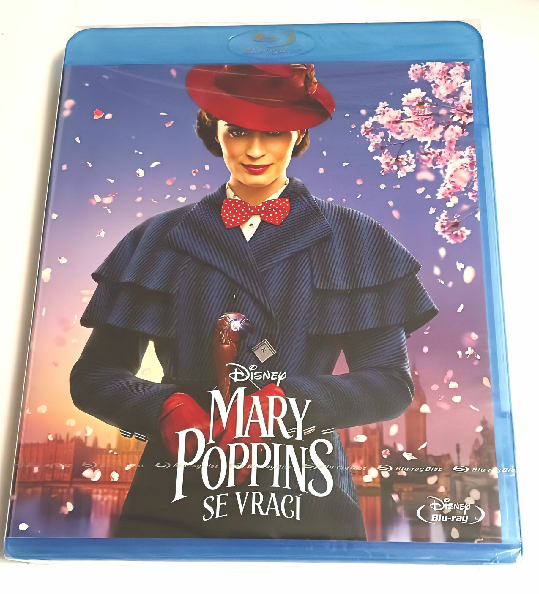 Disney. Мэри Поппинс возвращается (2018, Blu-ray диск, фильм) мюзикл, фэнтези, комедия от Роба Маршалла с Эмили Блант и Лин-Мануэлем Миранда / 6+, импорт с русским языком