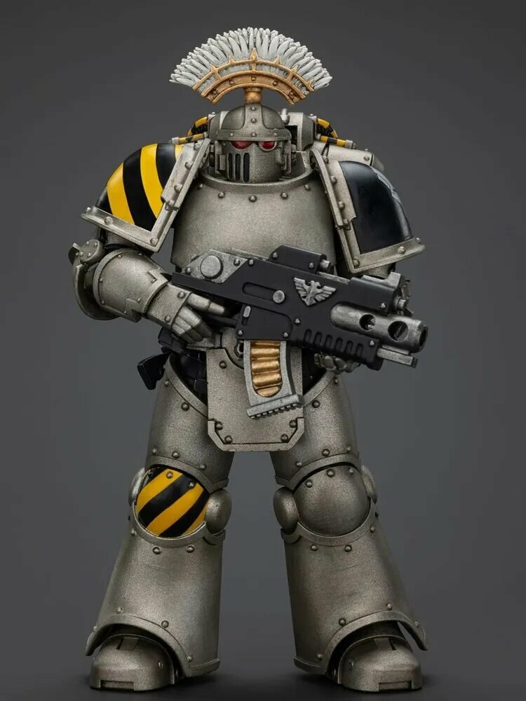 Подвижная фигурка JOYTOY Warhammer The Horus Heresy 1/18 Action Figures Iron Warriors MKlll Tactical Sergeant Model