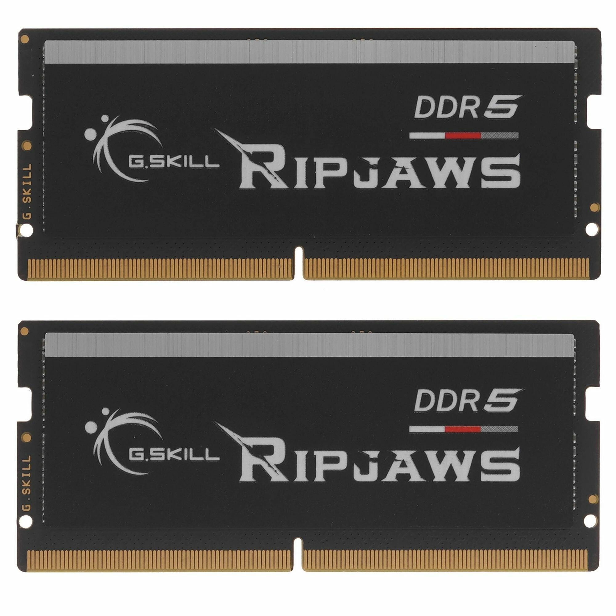 Оперативная память SODIMM G.Skill Ripjaws (F5-4800S4039A32GX2-RS) 64 Гб - DDR5, 32 ГБ х 2 шт, 4800 МГц, PC38400