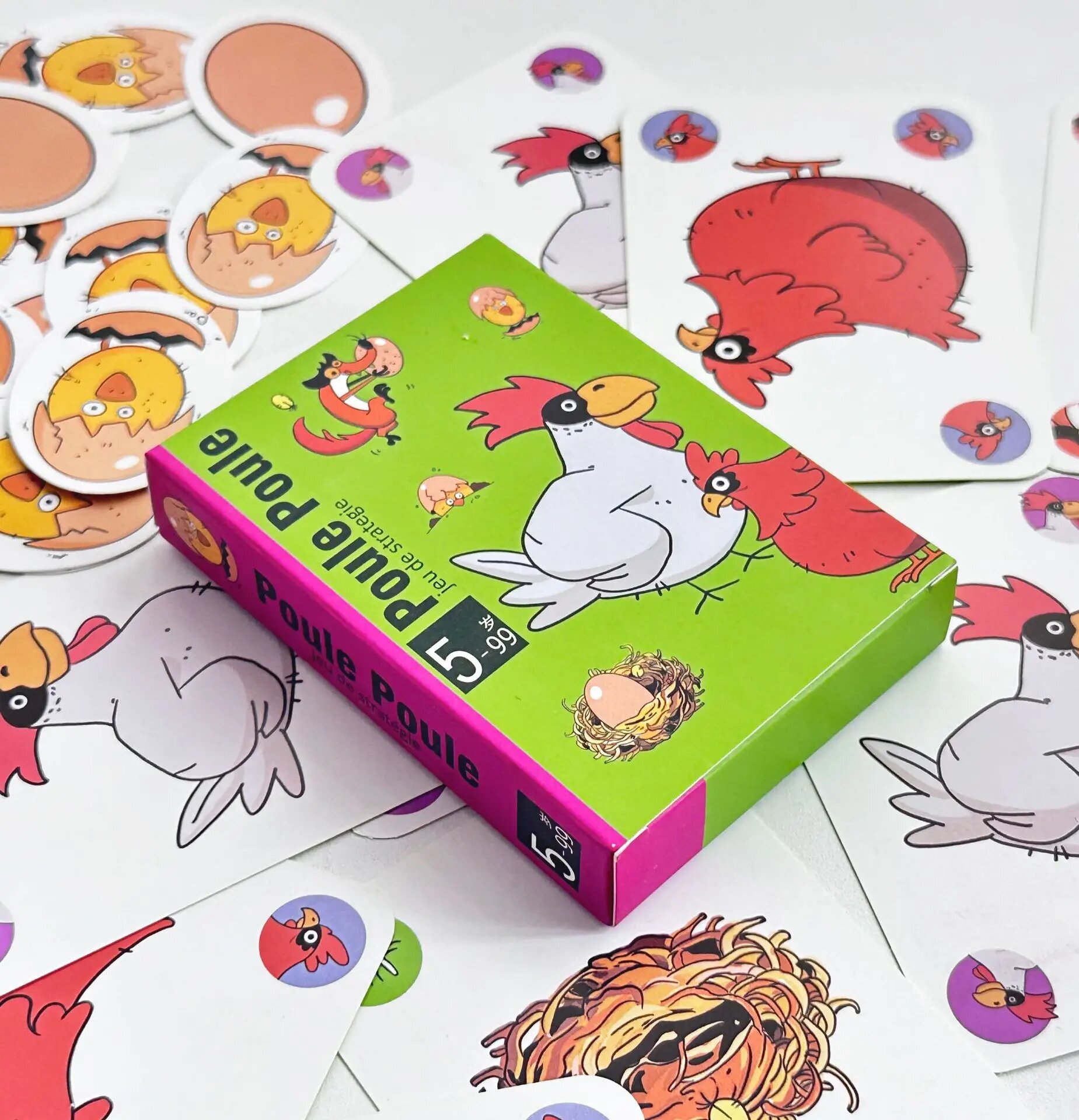 Карточная игра «Курица Чиу Чиу» Dawndesslo для детей 5-8 лет