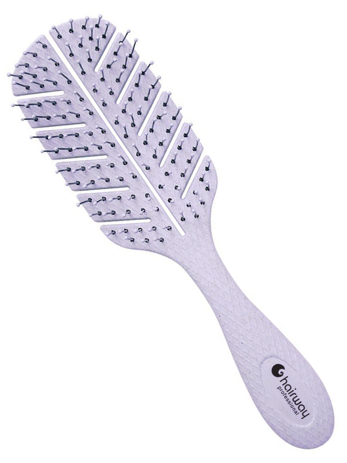 Массажная щетка Hairway Professional ECO, 20.5 см, мягкая, сиреневая
