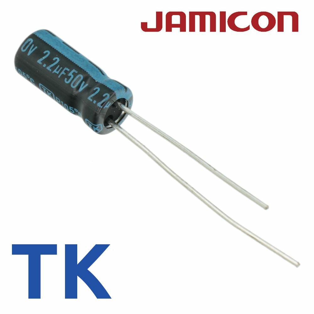 2,2мкФ 50В / TK / 5x11 / 105 С / конденсатор электролитический (40шт)
