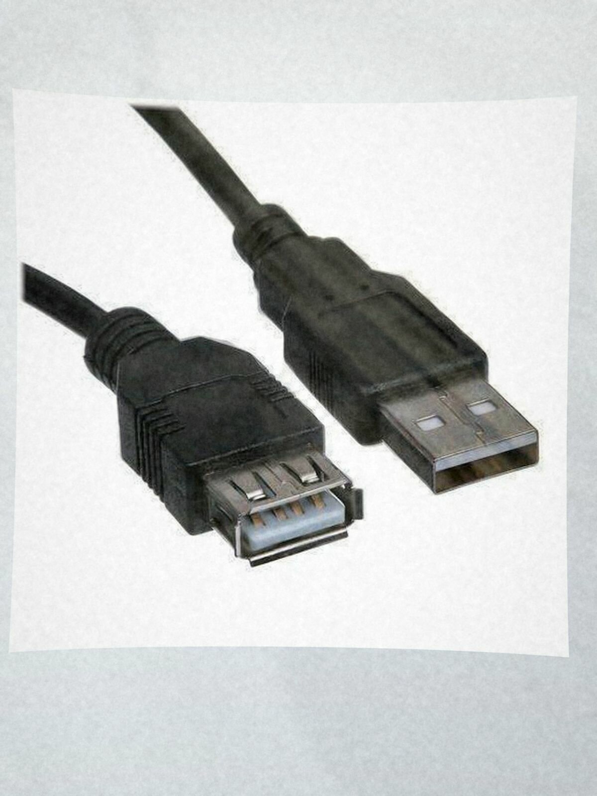 Кабель, удлинительный, USB 2.0 Type-A-USB 2.0 Type-A, практичный