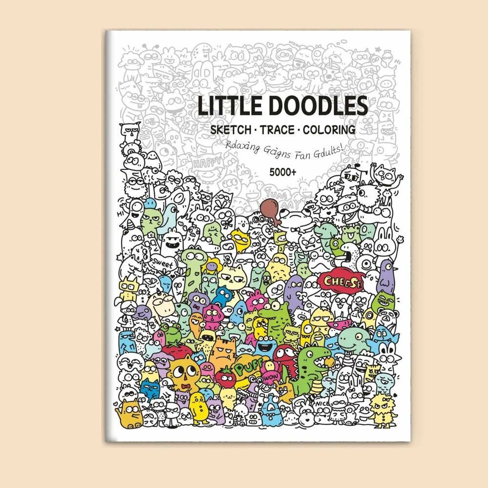 Книга для раскрашивания Little Doodles