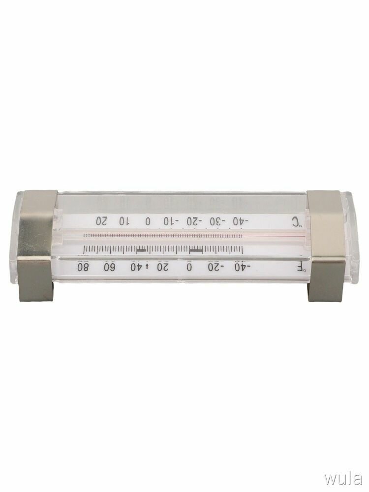Термометр wula, прозрачный с зажимом, диапазон -40.80 °C, для холодильника, измеритель температуры — фото 1
