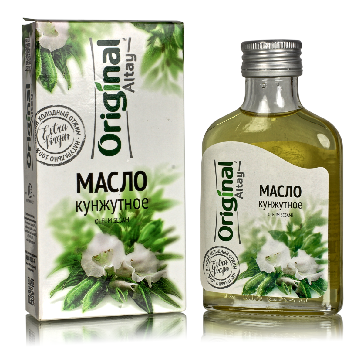 Масло Кунжутное ( 100мл ) Алтайское холодного отжима. Original Altay