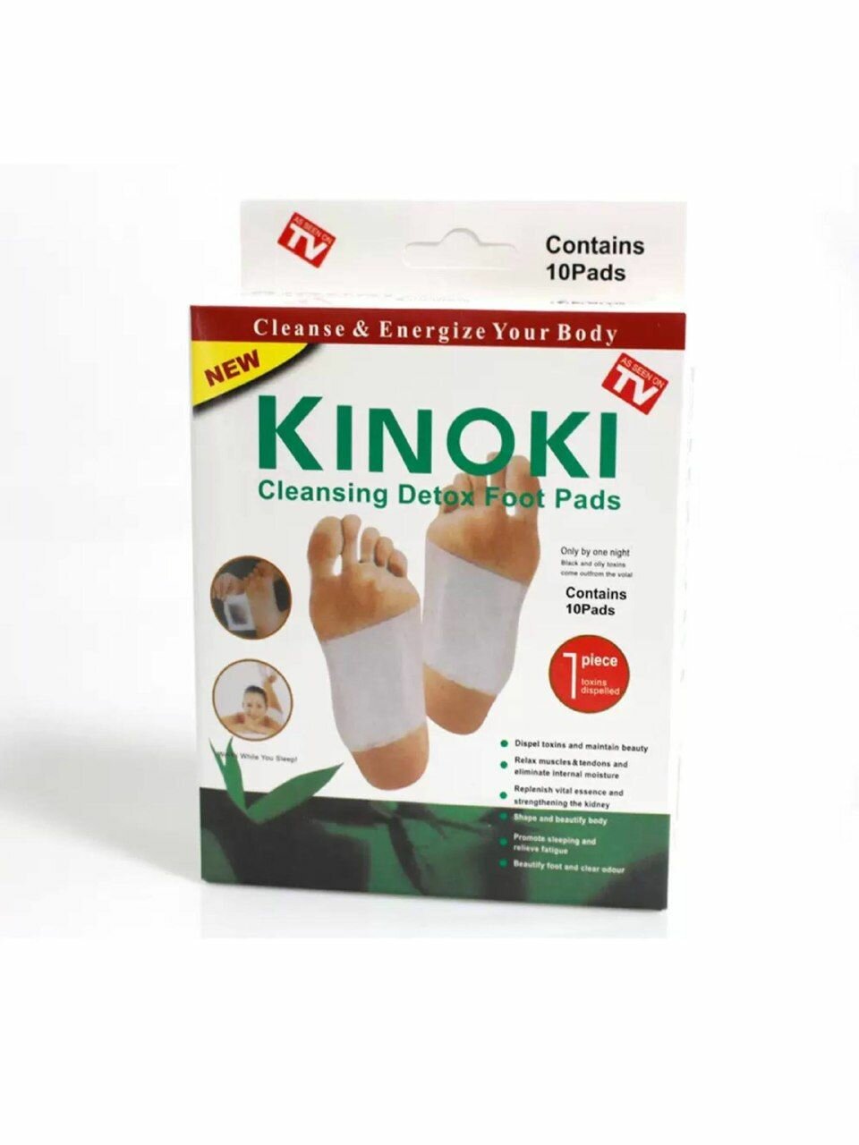 Пластырь детокс для стоп патч KINOKI обезболивающий для похудения