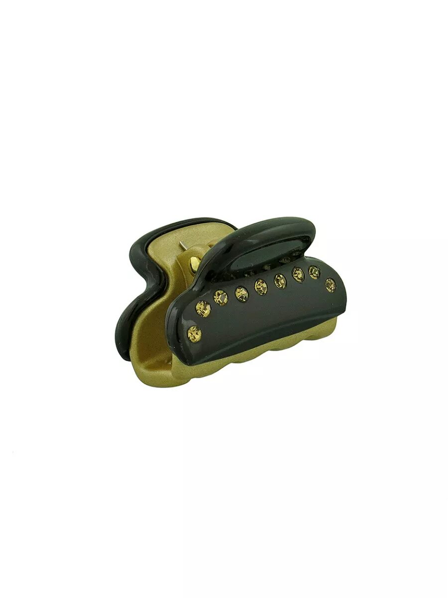 Зажим Magie Accessoires для волос, пластик, черный, золотистый