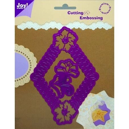 Нож для вырубки и тиснения JOY CRAFTS "Большой цветок", 0,43 мм, фиолетовый