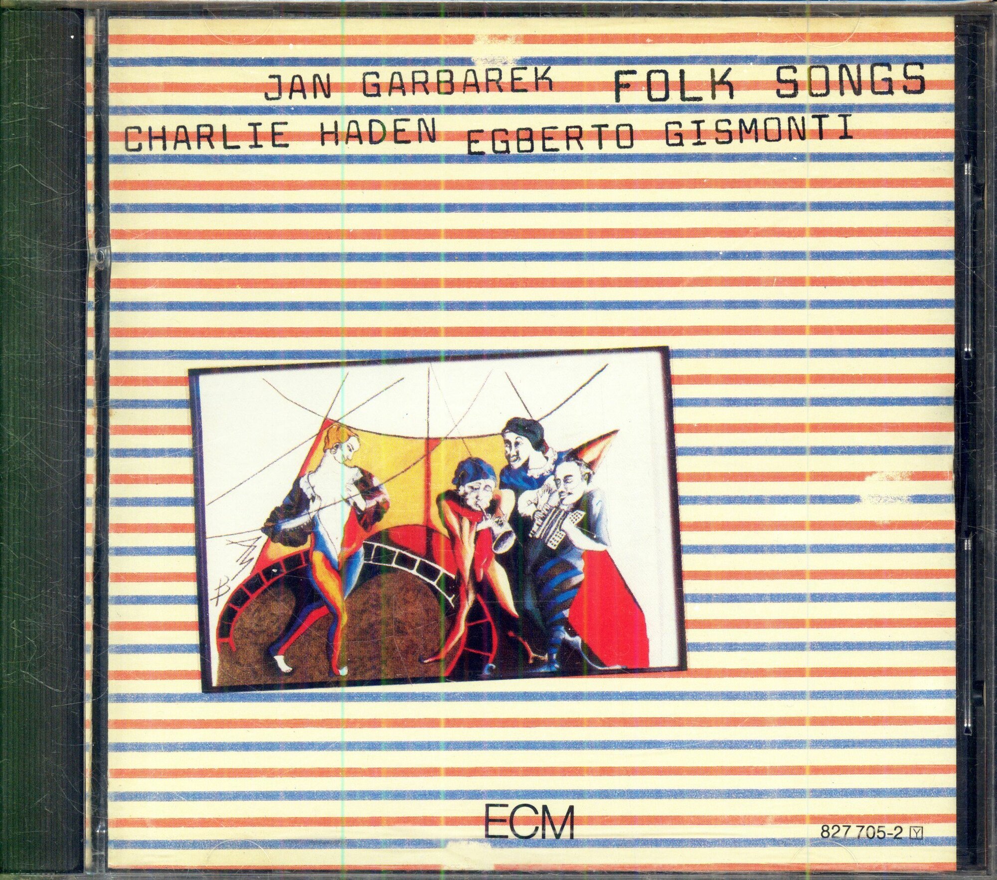 Charlie Haden. Jan Garbarek. Egberto Gismonti - Folk Songs (US, ECM Records , ECM 1170, 1985) CD диск