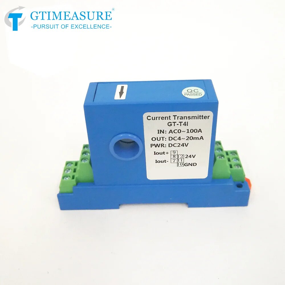Аналоговый амперметр GTIMEASURE GT-T4I 0-150A AC 0-5A, DC 4-20mA output, 24VDC