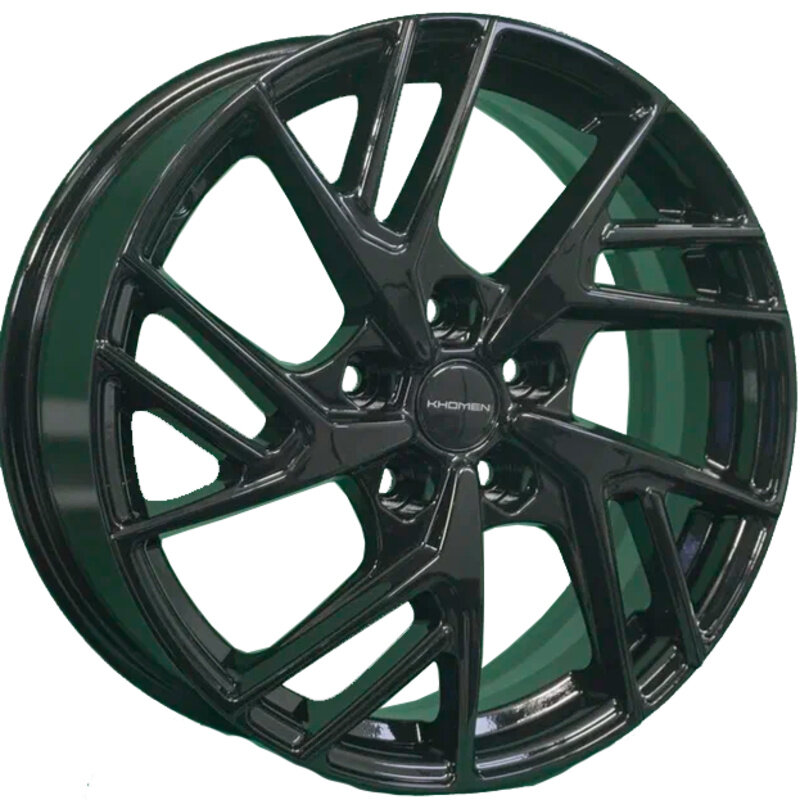 Литой колесный диск Khomen Wheels KHW1722 (Coolray) 6,5x17/5x114,3 ET45 D54,1 Black