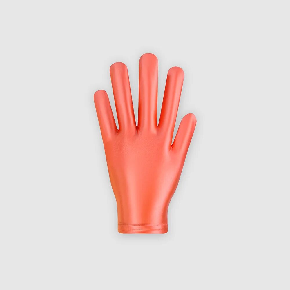 XClocKNYoung глянцевые атласные перчатки L, orange