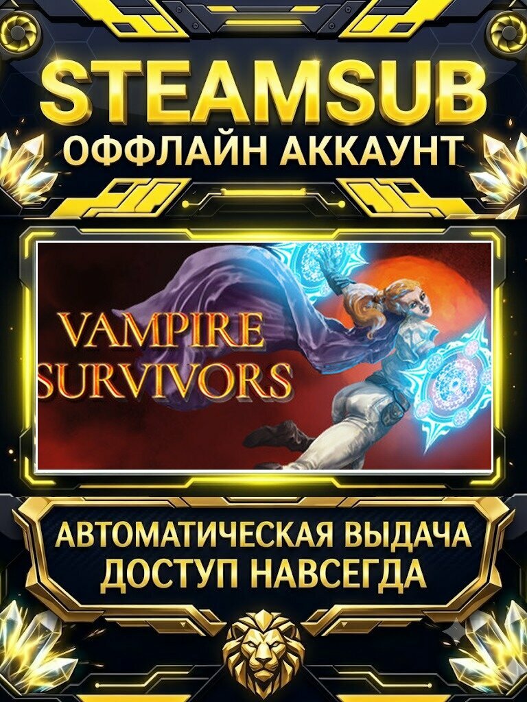 VAMPIRE SURVIVORS игра на аккаунте для ПК с OFF активацией для Steam (PC) РФ + СНГ