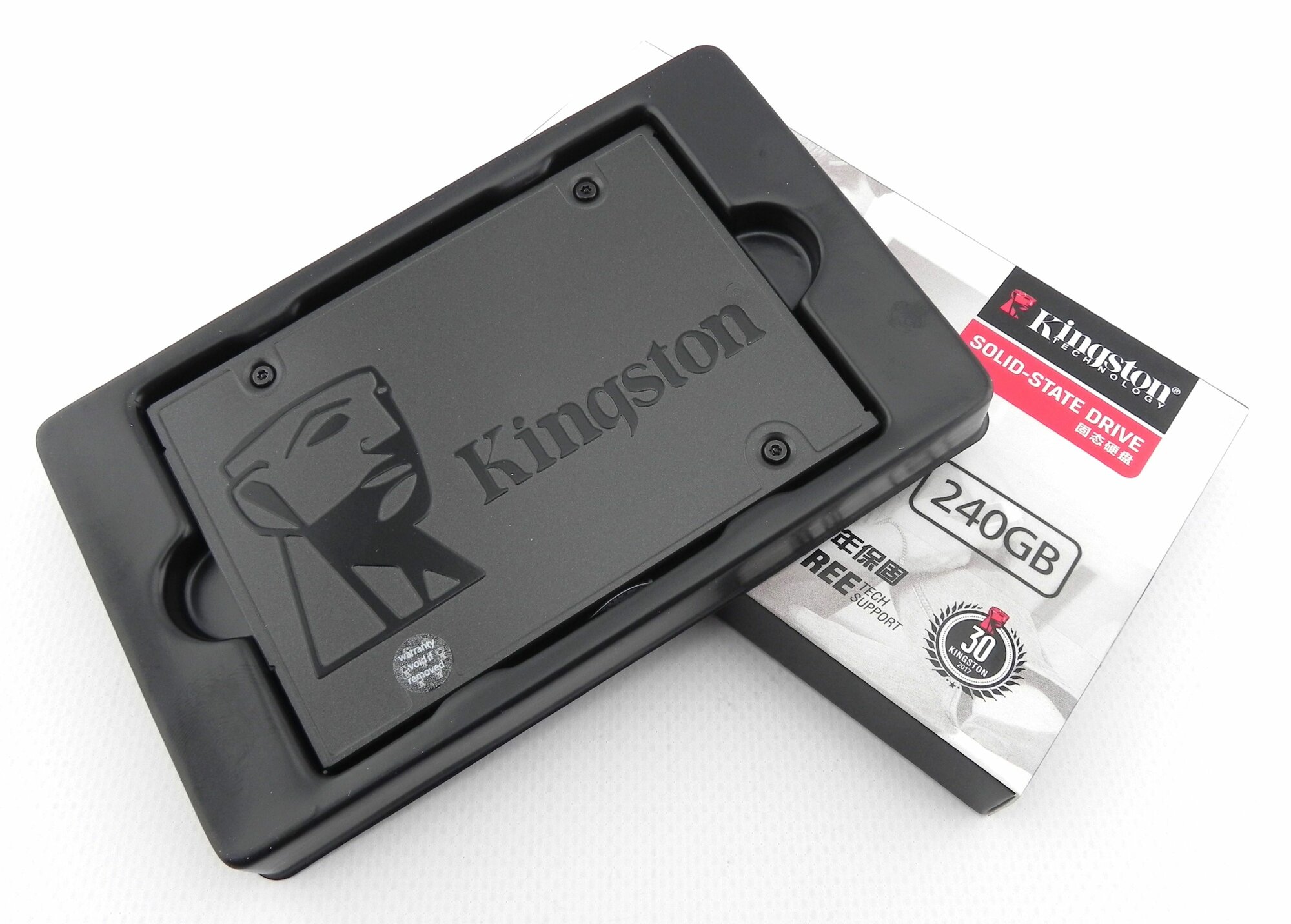 Kingston 240 ГБ Внутренний SSD-диск Kingston Жесткий диск, 2.5", SATA III 6 Гбит/с (SA400S37/240GBKCN)