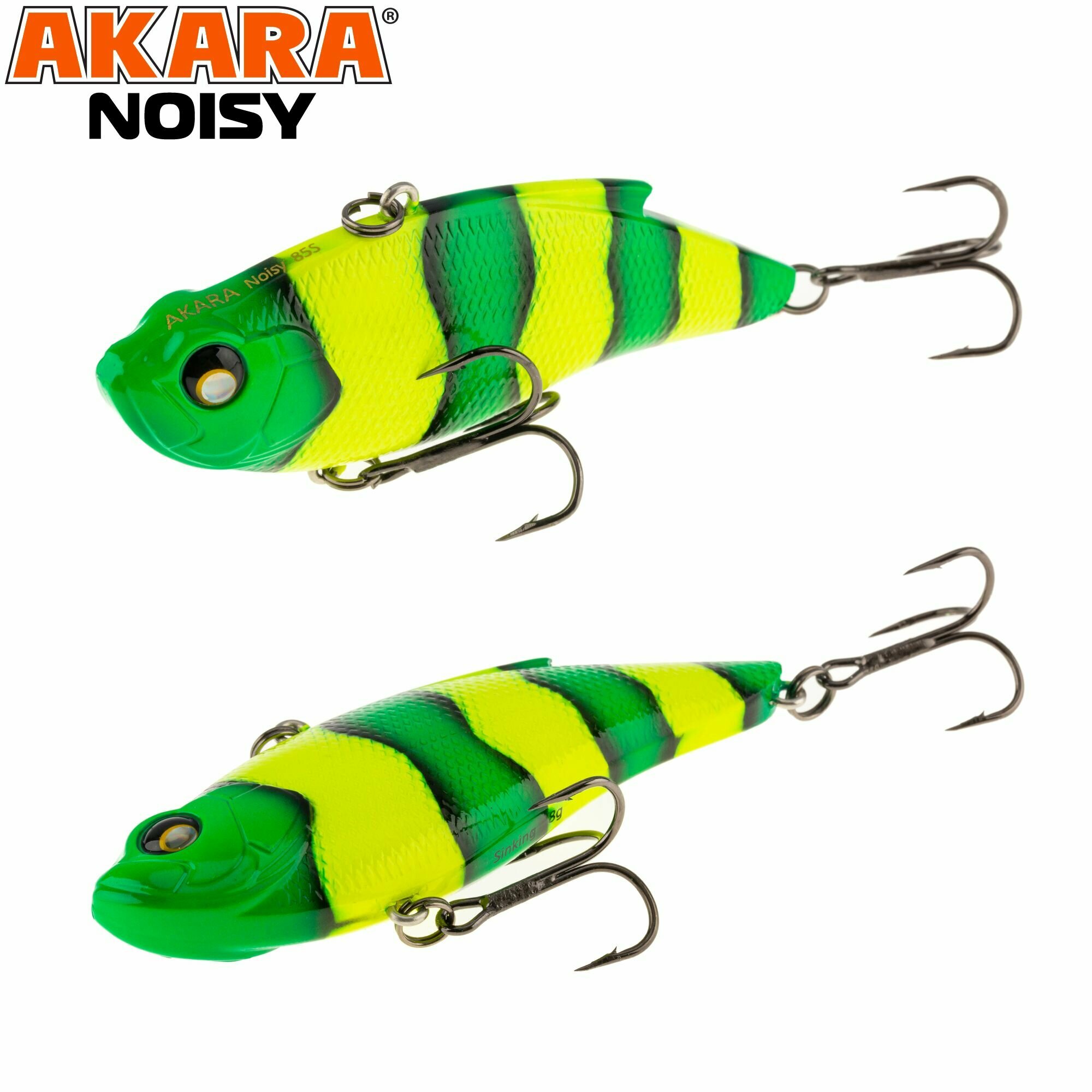 Воблер Akara Noisy 85S 18 гр. (5/8 oz 3,4 in) A69