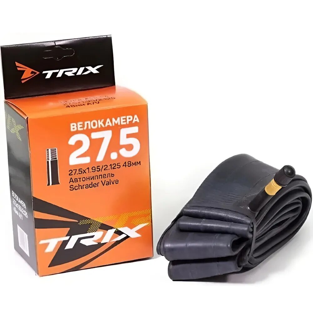Велокамера 27.5 х 1,95 / 2,125 AV 48мм TRIX камера велосипедная 27,5