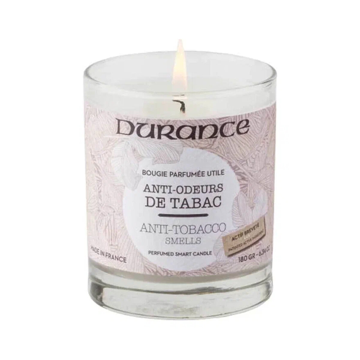 Ароматическая свеча Durance Perfumed Smart Candle Anti-Tobacco Smells, 180 г