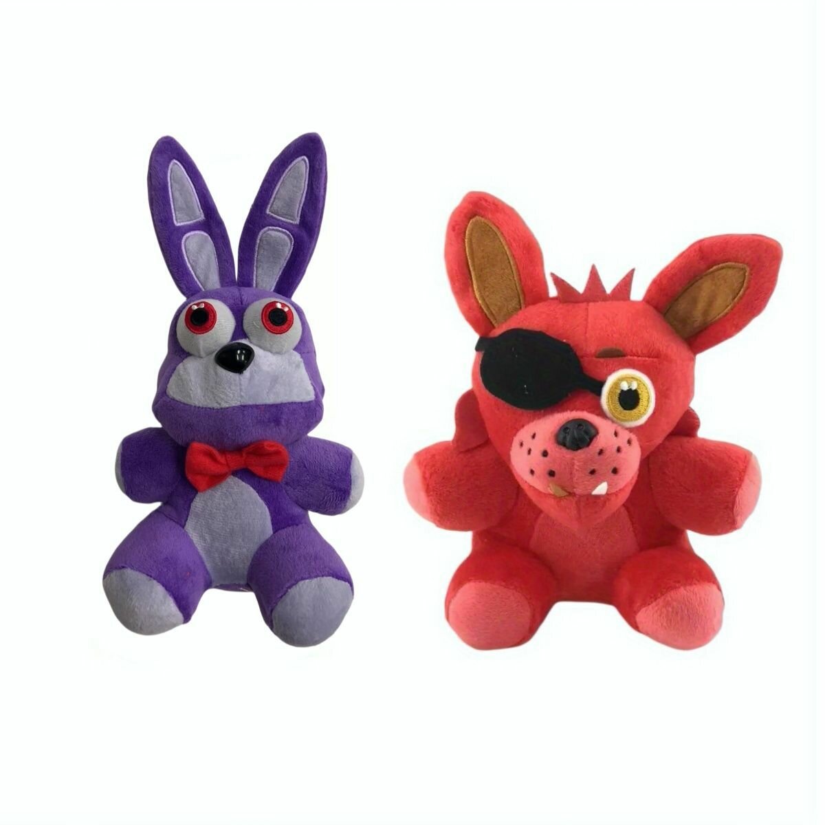 Набор 5 мягких игрушек - Аниматроники 5 ночей Зеленая Цирковой малыш Funtime Foxy Эннард Плюш Ballora Plush Funtime) 20 см (Five Nights FNA)