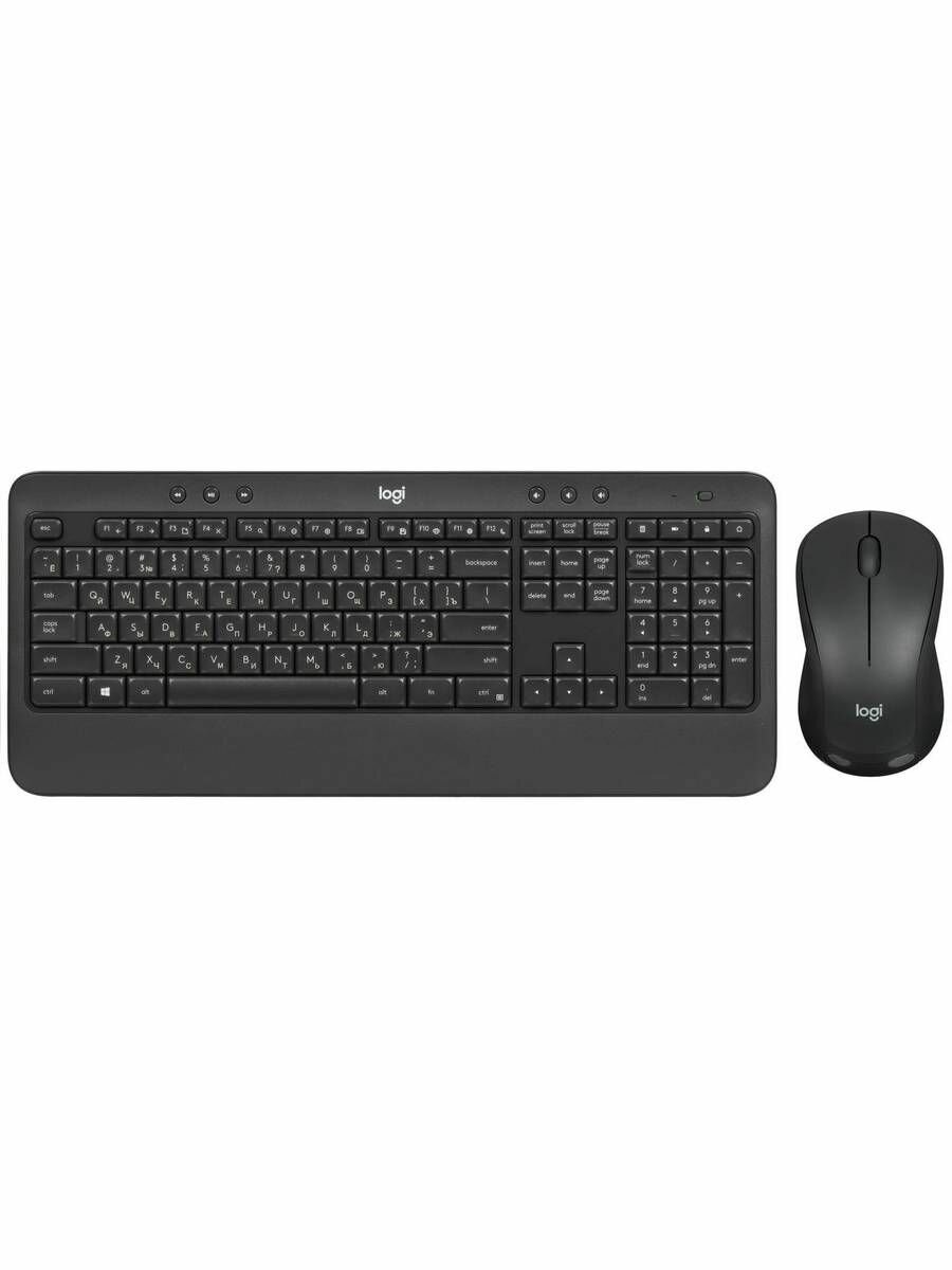 Logitech MK540 Advanced Беспроводной комплект мышь + клавиатура, русская раскладка, черный