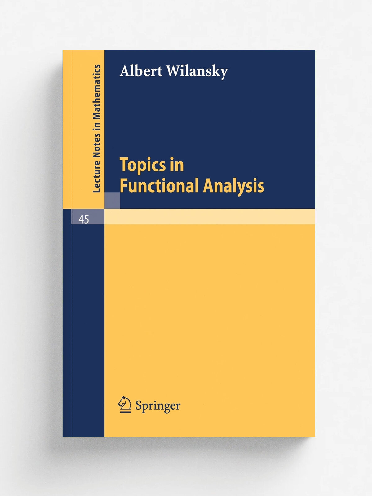 Topics in Functional Analysis