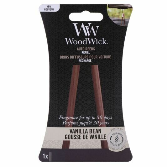 Woodwick/ Ароматизатор в авто - палочки Ванильный боб