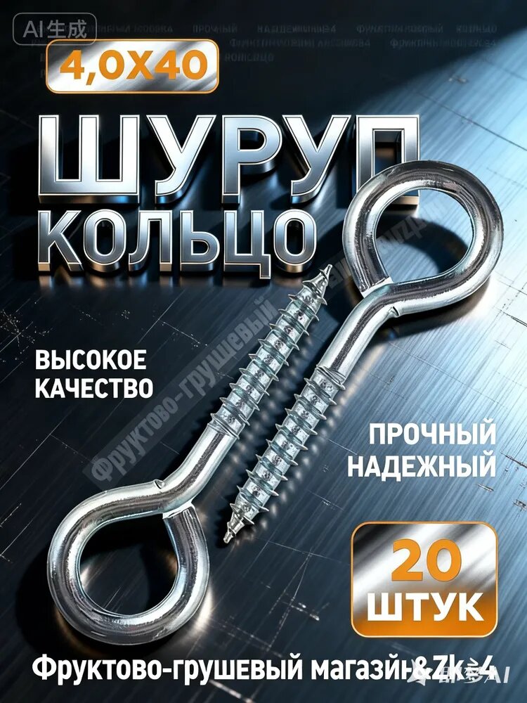 Шурупы 4 x 40 мм 20 шт.