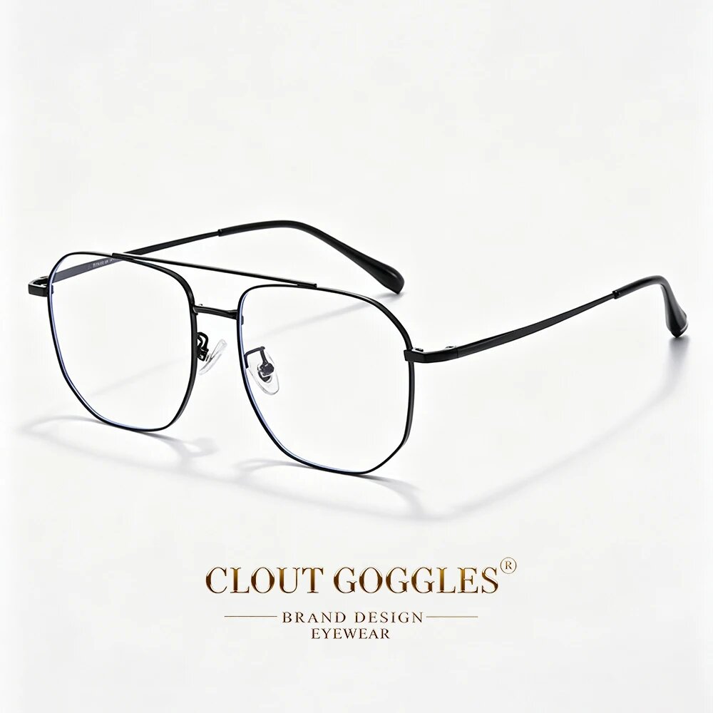 UVLAIK CLOUT GOGGLES Double Beam 160 мм оптические очки black(no box)