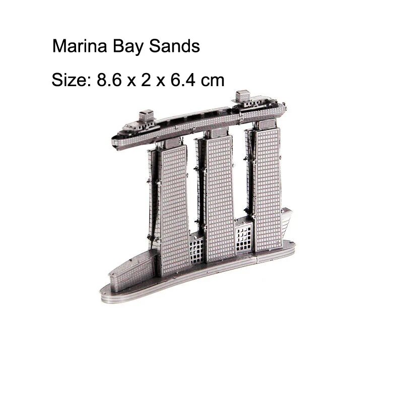 3D металлический пазл Marina Bay Sands