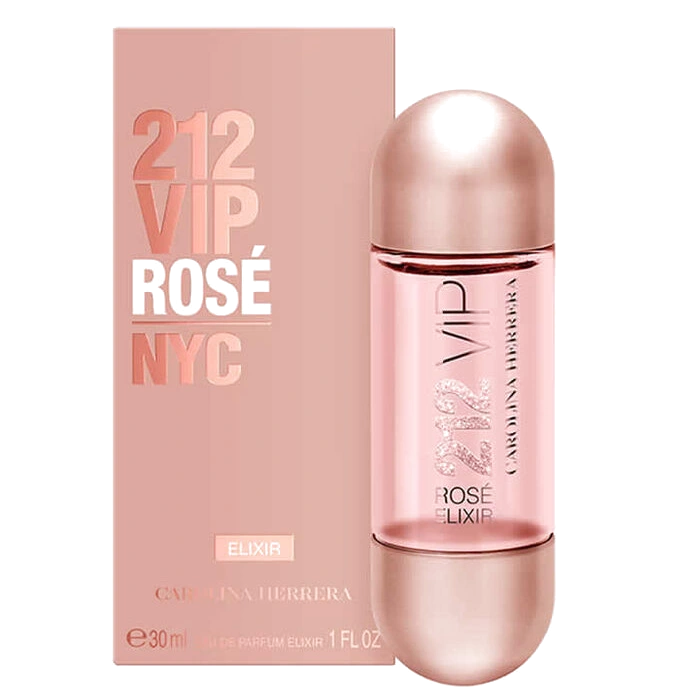 Эликсир Розы - парфюмерная вода Carolina Herrera 212 VIP Rose Elixir для женщин 30 мл