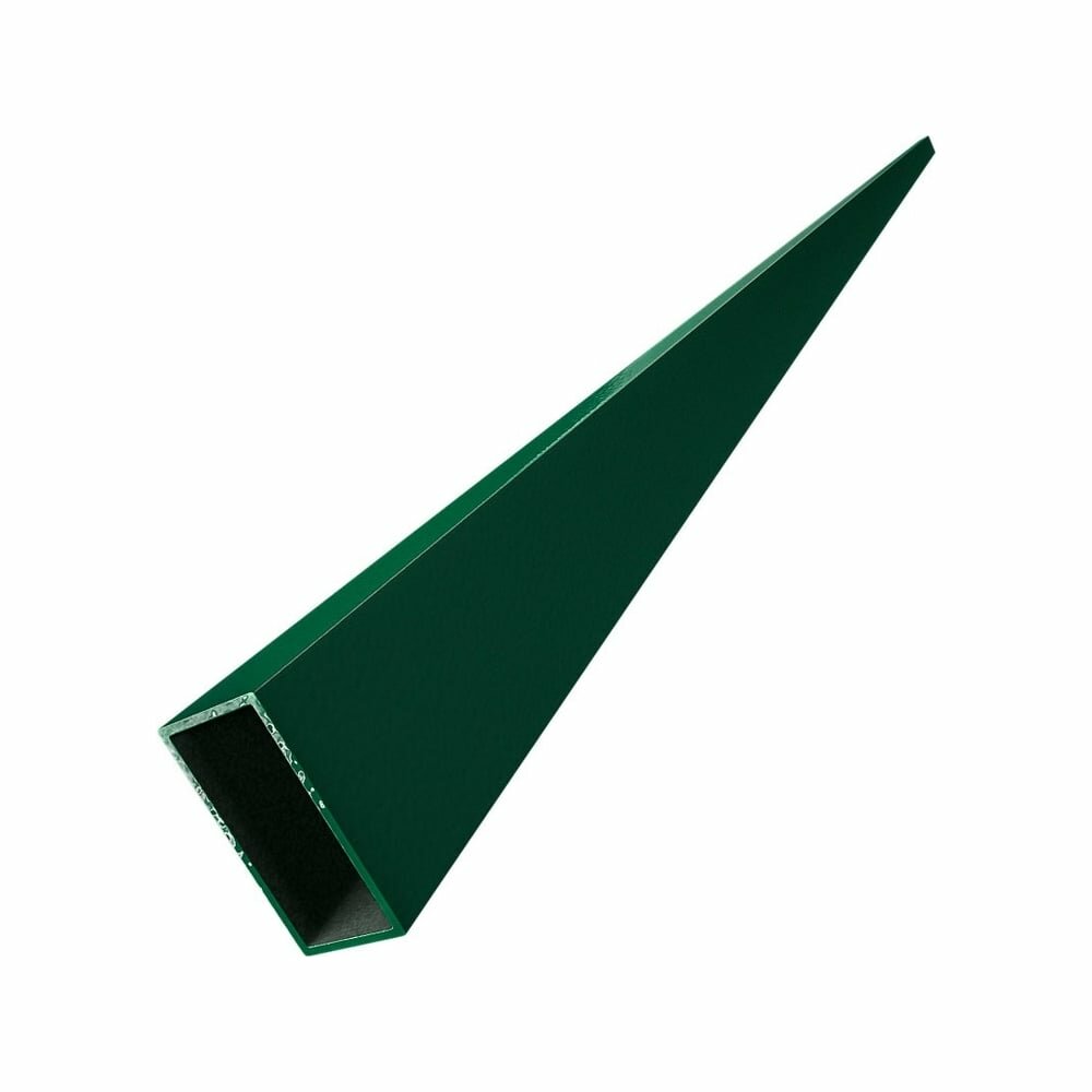 Лага для забора Русская Свая 40x20x1.5 мм, 2,5 м, зеленая RAL 6005, цинк+ порошковое покрытие laga-40-20-6005