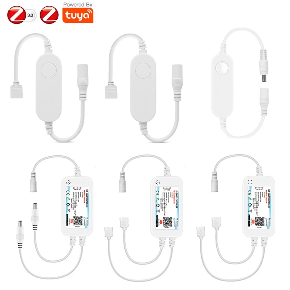 DC диммер Tuya Zigbee, белый, One Port Dimmer — фото 1