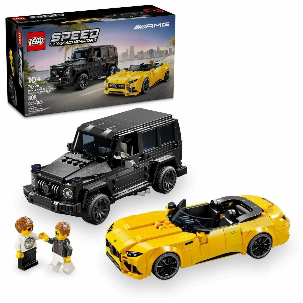 Speed Champions LEGO Конструктор 76924 Mercedes-AMG G 63 и Mercedes-AMG SL 63