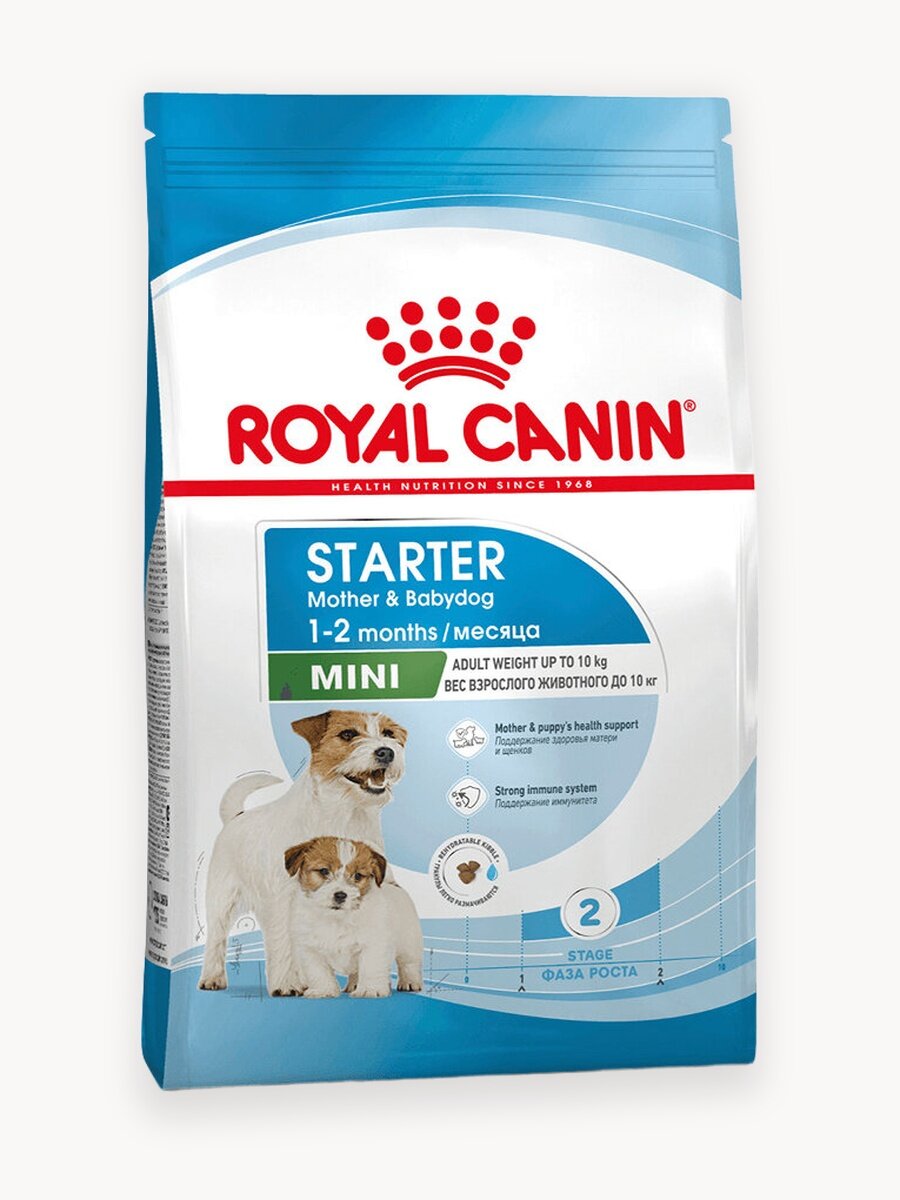 Сухой корм для щенков, беременных и кормящих собак Royal Canin Mini Starter Mother&Babydog для мелких пород, 1 кг