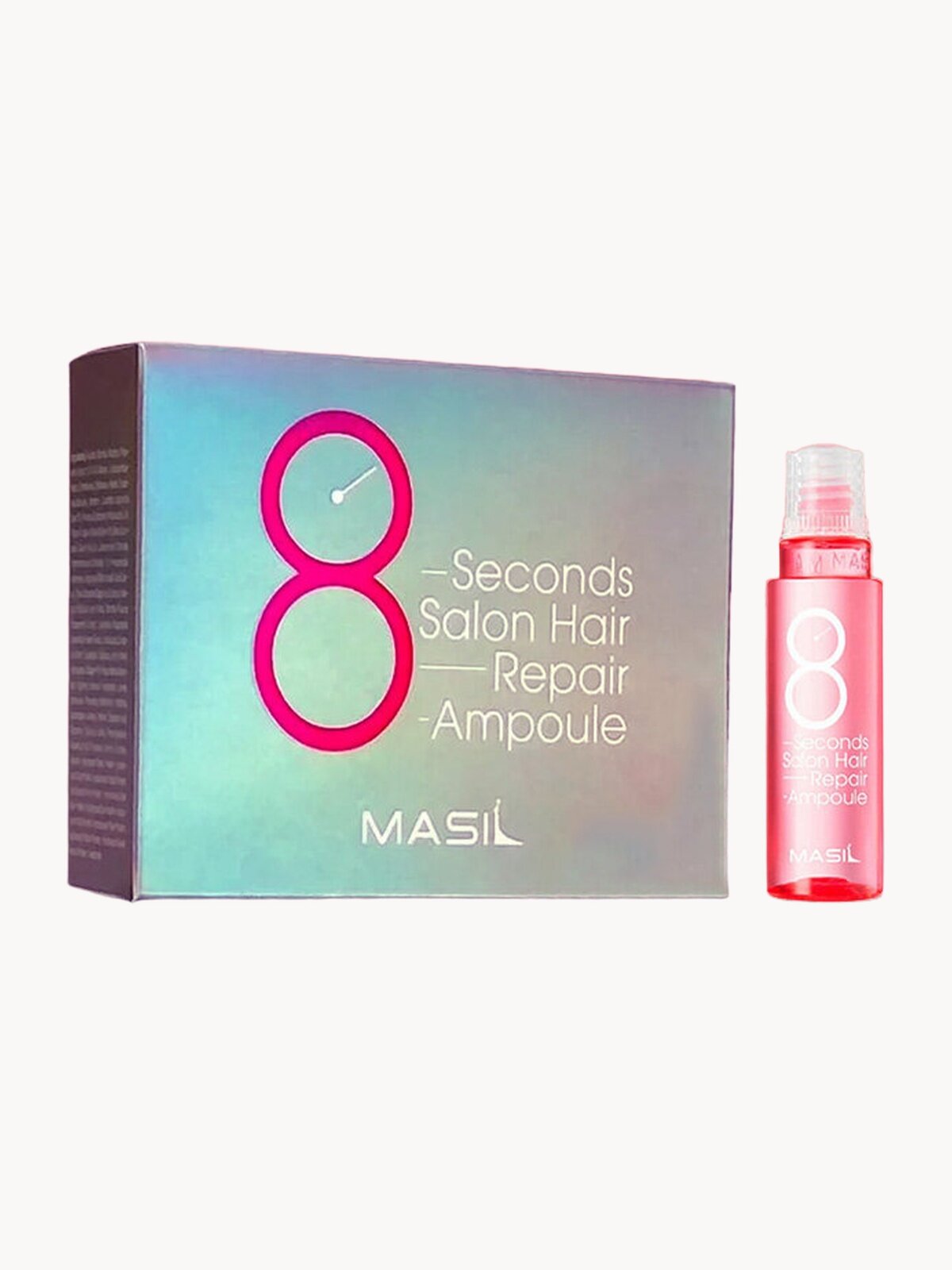 MASIL Восстанавливающая маска-филлер для поврежденных волос ампульная Салонный эффект за 8 секунд 15 мл х 2 штуки