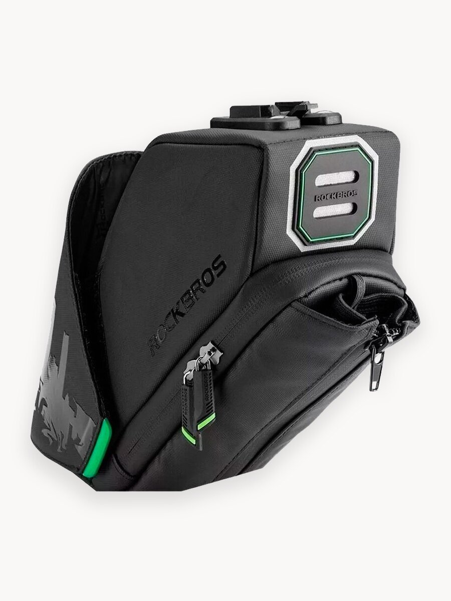 ROCKBROS сумка для велосипеда под седло 23.5x10x8см с карманом для бутылки