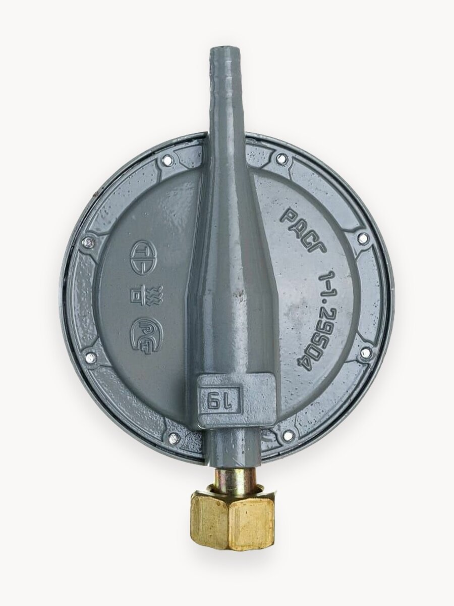 Редуктор Профессионал РДСГ нерегулируемый , алюминиевый, пропан, предохранительный клапан, 5 м³