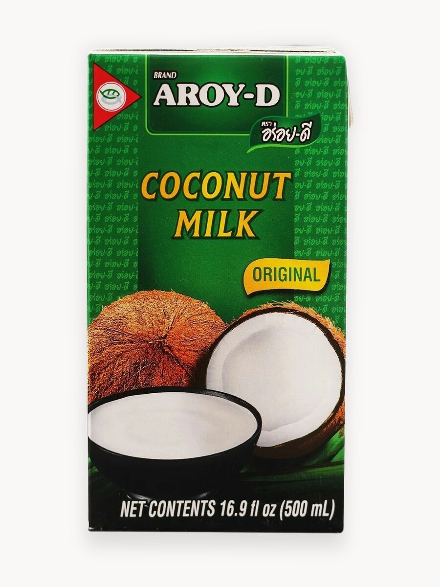 Молоко кокосовое Aroy-D Original 70% 17%, 500 мл 2 пачки