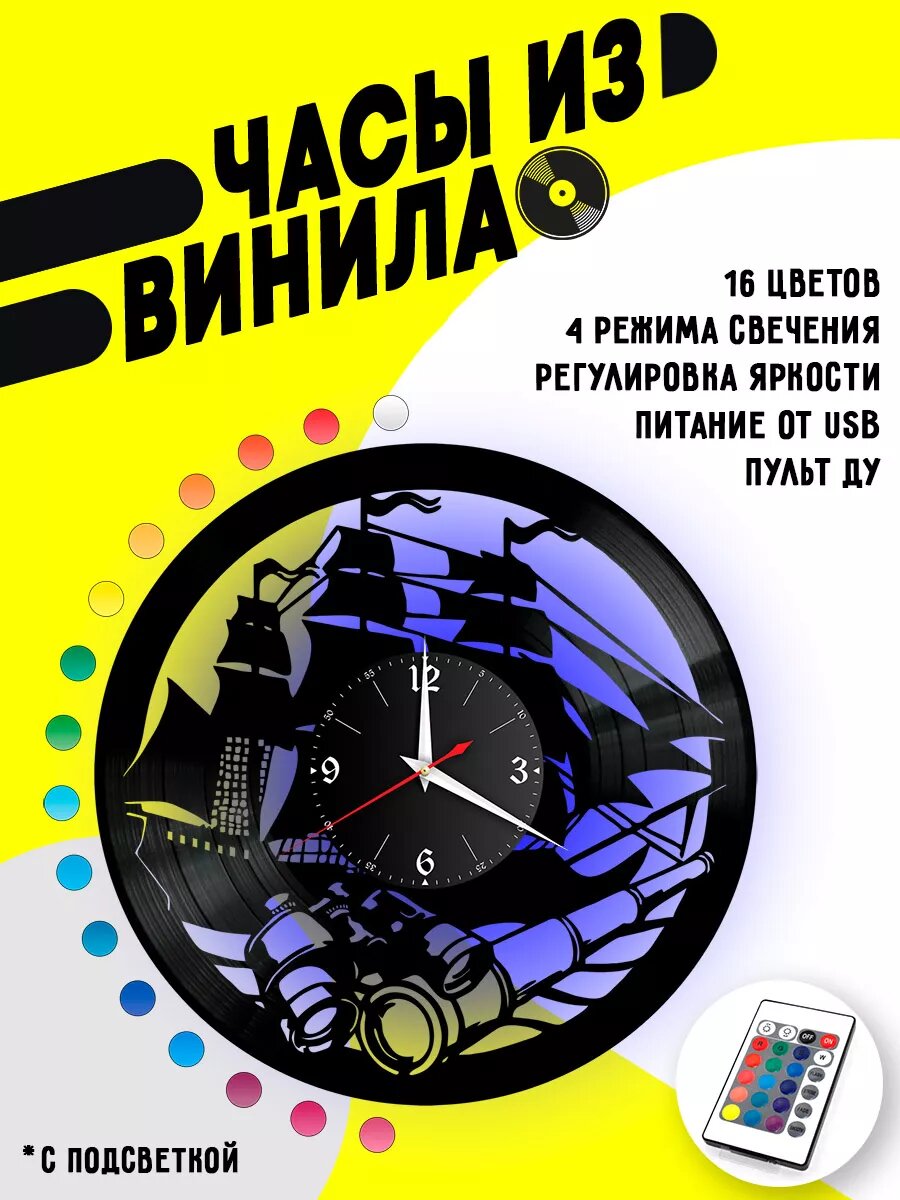 Часы из винила / Море (Корабли)