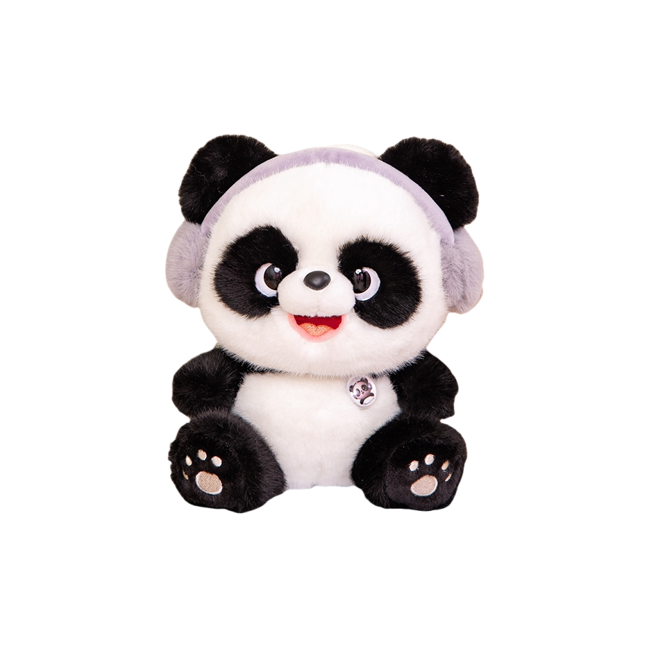 Плюшевая кукла-наушники унисекс OU DI PIG Panda, 25CM EU