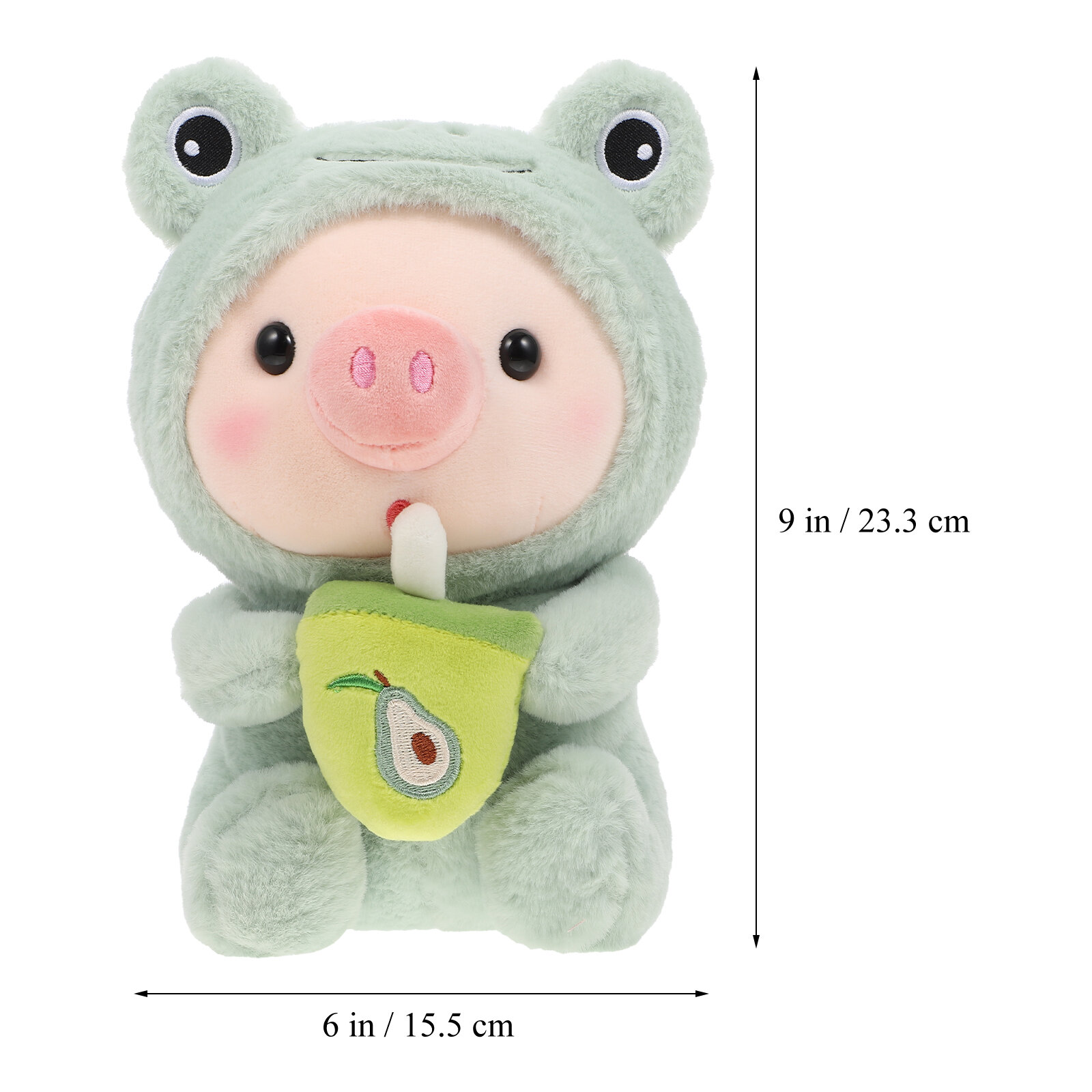 Игрушка Свинка Милый Плюшевый Поросёнок Детский Подарок 23x15 5Cm
